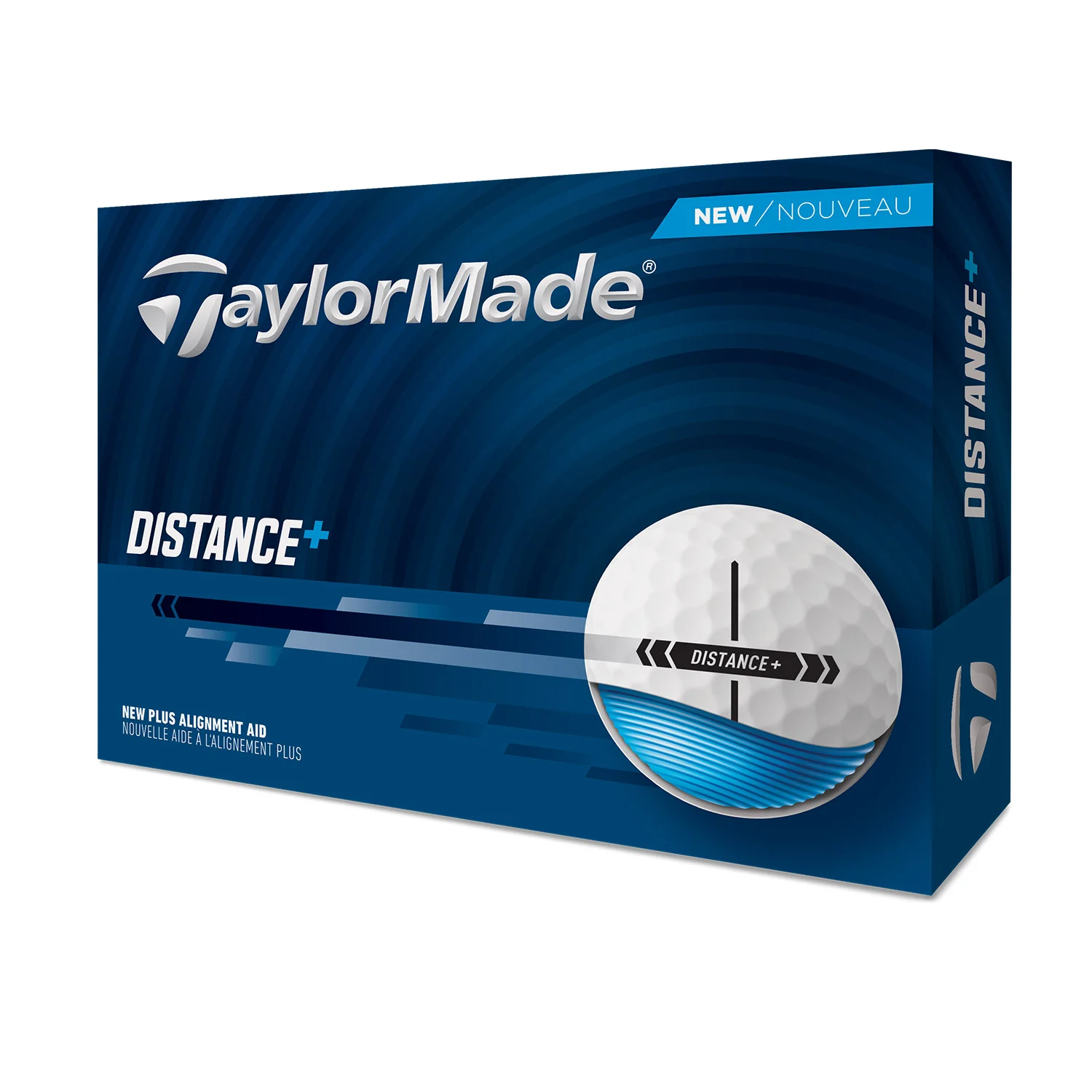 TaylorMade Distance Plus - White - Tusina - Golfpuoti